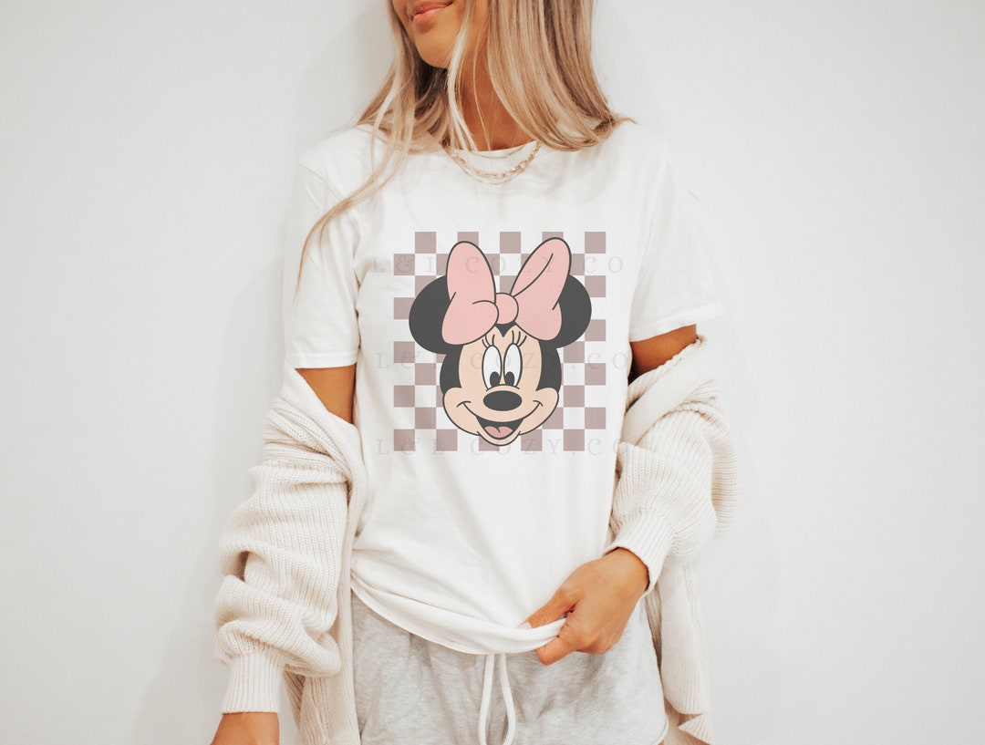 Minnie Checkered Shirt Minnie Mouse Shirt Disney Trip Shirt Disneyland ...