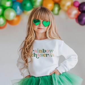 Kids St. Patricks Rainbow Chaser Shirt - Kids St. Patricks Sweater - St ...