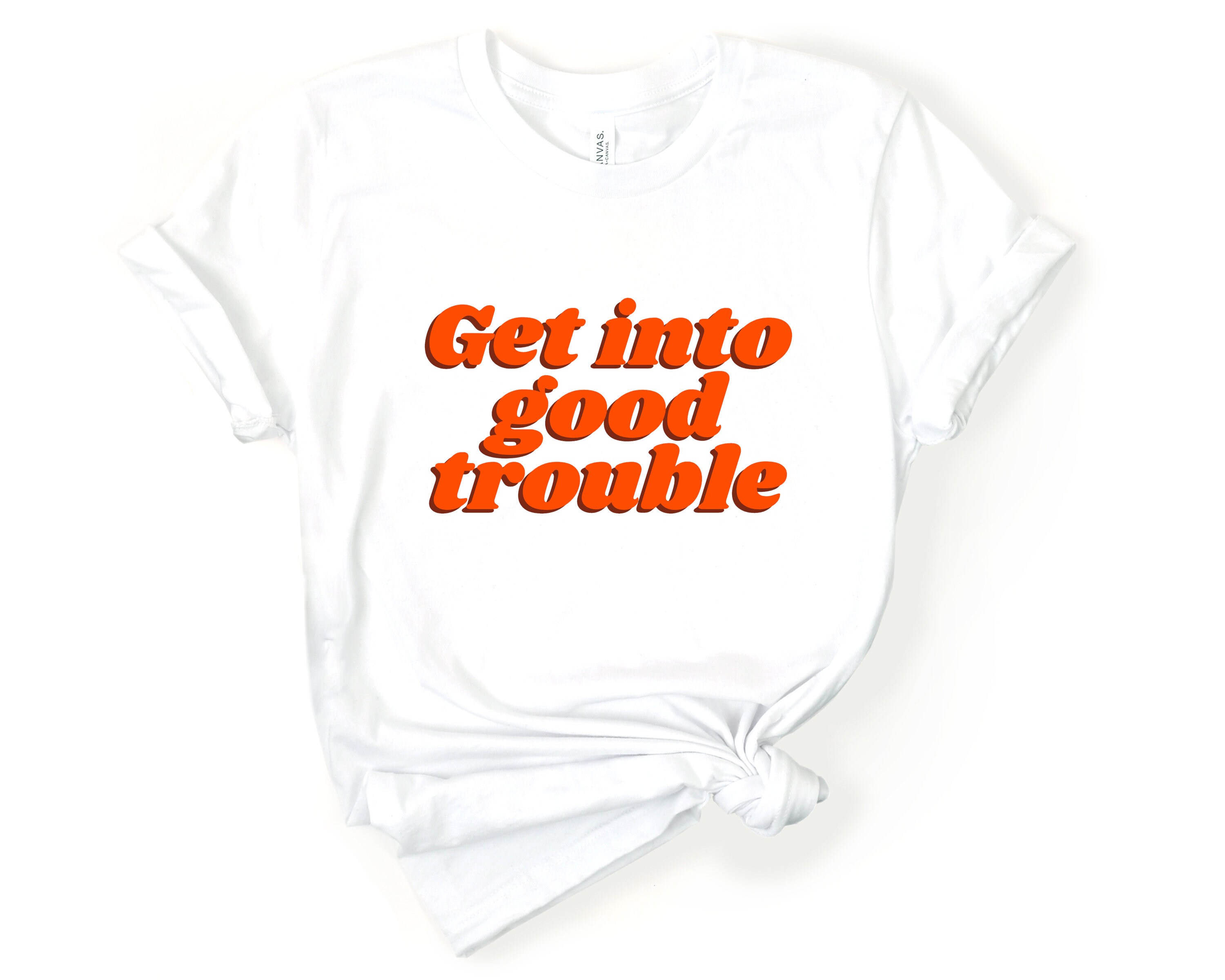 Get Into Good Trouble John Lewis Quote, Activist Unisex Jersey Short ...
