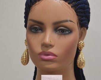 Blue Braided Wig - Etsy