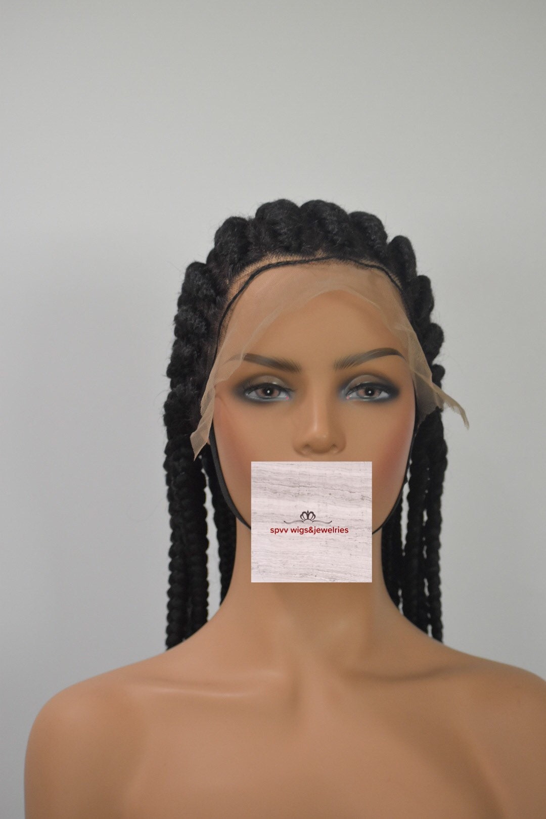 Large Cornrow Braided Wig/ Braided Wig/ Braids/ Cornrow/ Ghana - Etsy