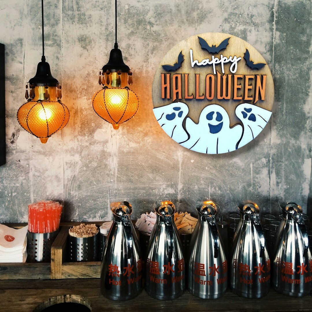 Happy Halloween Wall Sign - Etsy