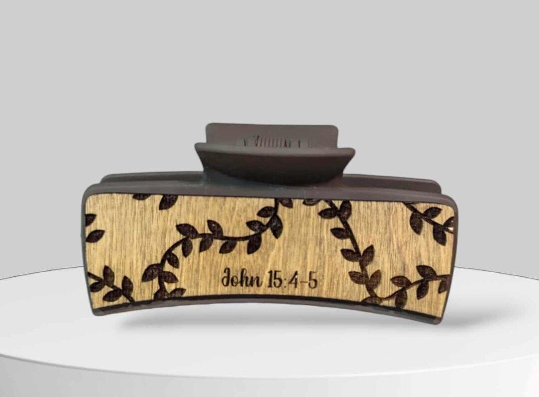 Bible Verse Hair Clip - Etsy