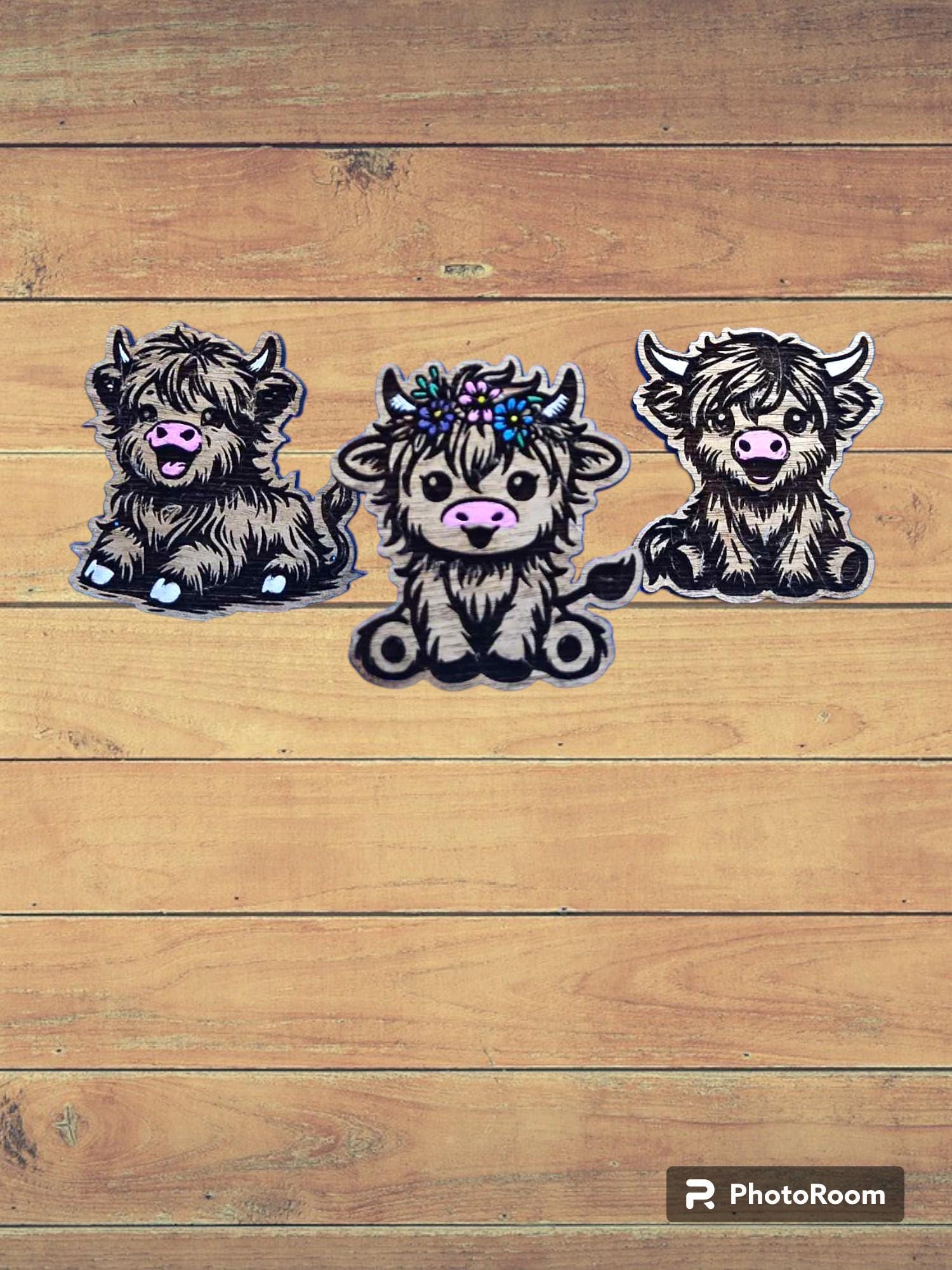Highland Cow Vent Clips set of 3 - Etsy