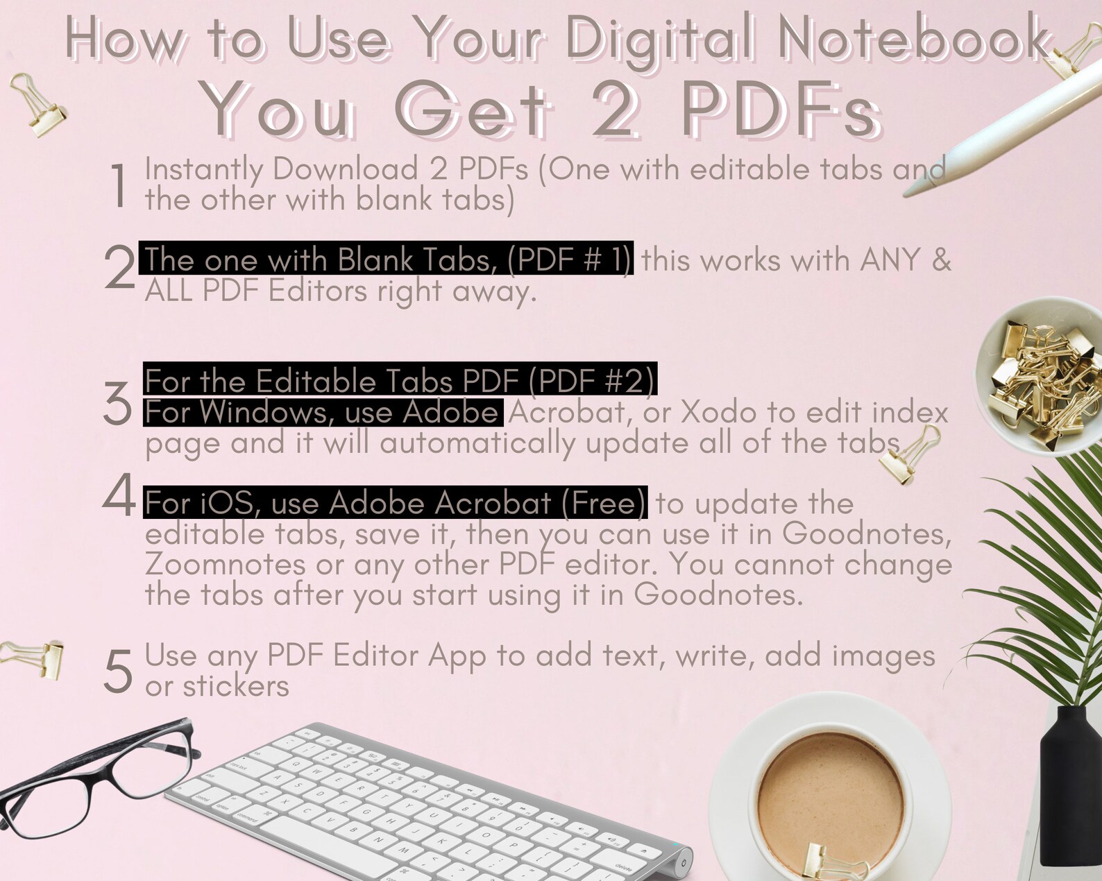 Unicorn Pink Purple Blue Ombre Digital Notebook Fully - Etsy