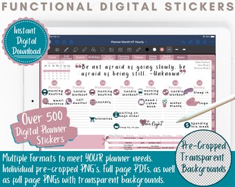 Vertical Digital Meal Planner Recipe Book/cookbook Hyperlinked for ...