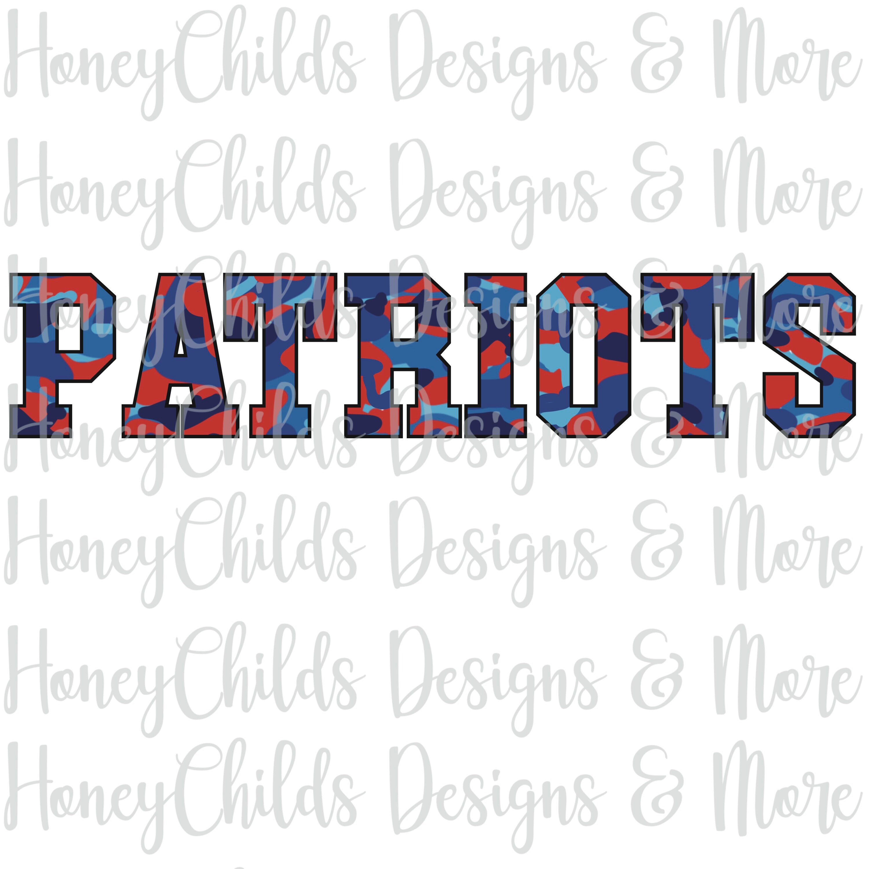 Patriots Red and Blue Block Camo PNG SUBLIMATION - Etsy