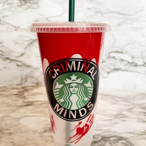 Venti Sized Reusable Criminal Minds Inspired Starbucks Cold Cup - Etsy