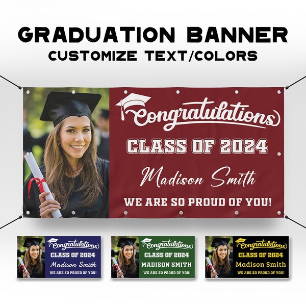 Graduation Banners - Etsy