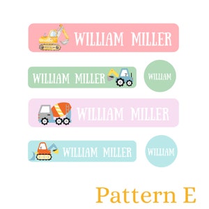 Boy Name Labels, Set of 180 Labels, School Supply Stickers,daycare ...