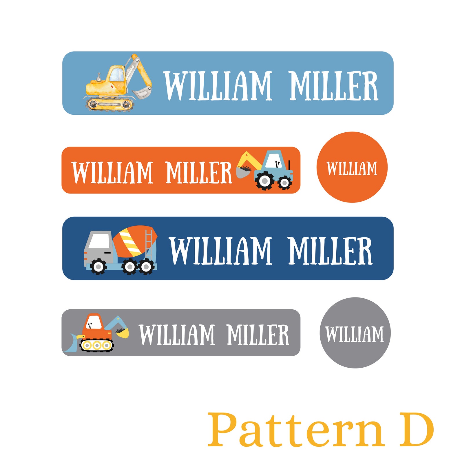 Boy Name Labels, Set of 180 Labels, School Supply Stickers,daycare ...
