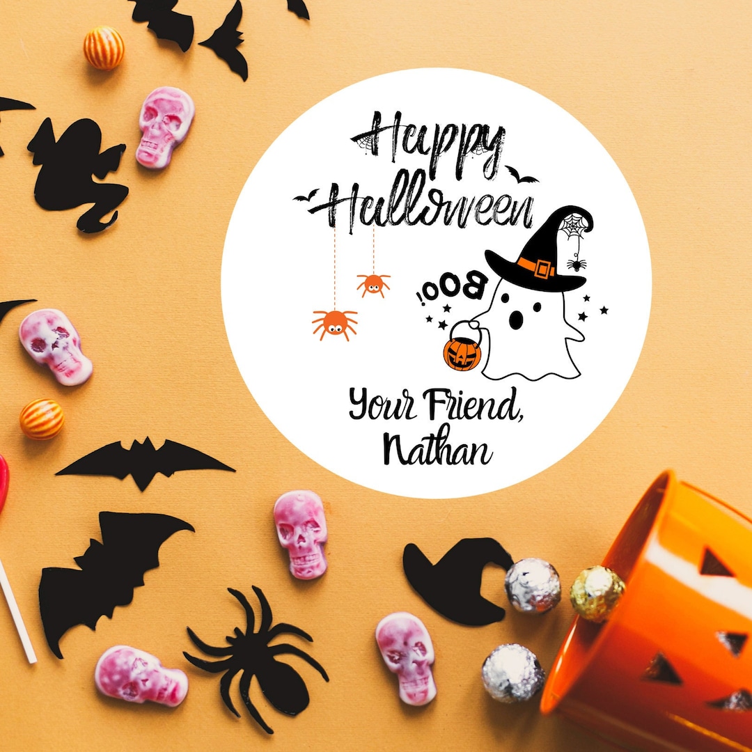 Halloween Stickers Candy Halloween Stickers Pumpkin Trick or Treat ...