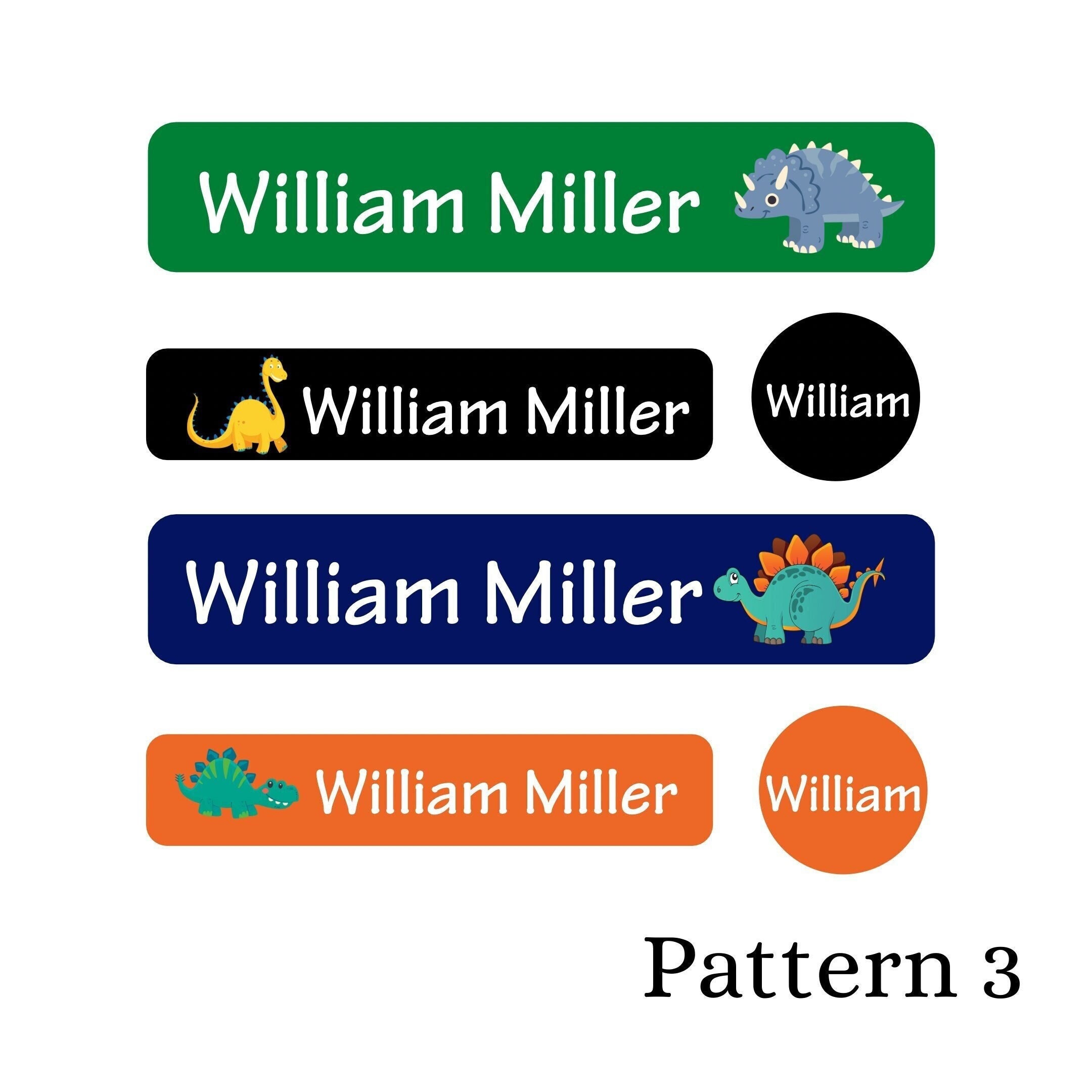 Boy Name Labels Set of 180 Labels School Supply Stickers - Etsy