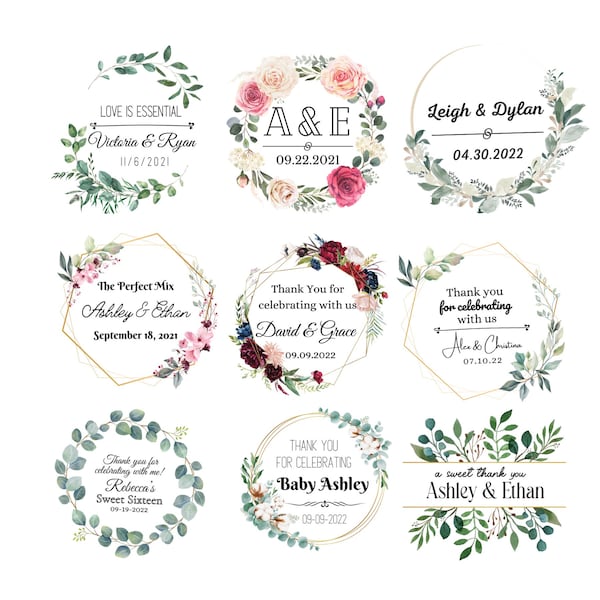 Wedding Stickers - Etsy
