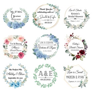 Custom Stickers Custom Labels Circle Logo Labels Wedding - Etsy