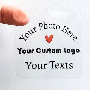 Custom Clear Stickers / Die Cut Stickers /logo Stickers /waterproof ...