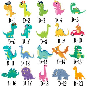 Name Labels Variety Pack | Dinosaur Name Labels | Dino Custom Stickers ...