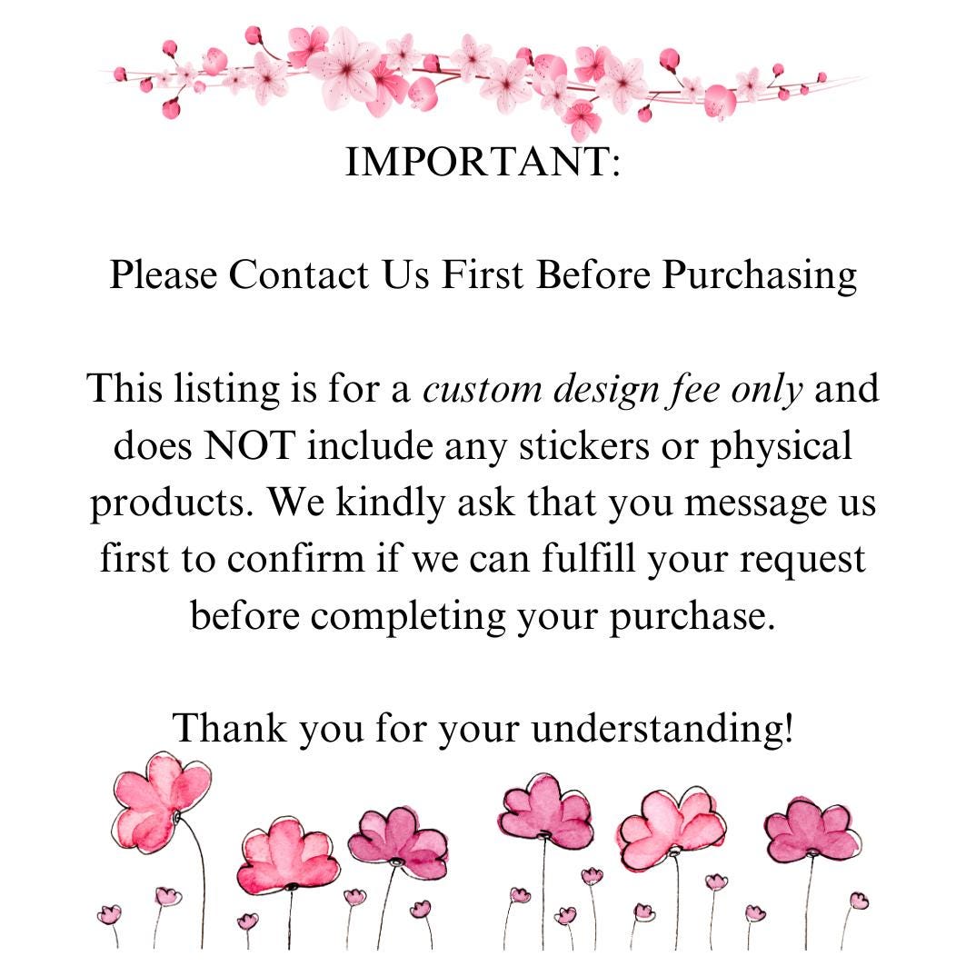 Custom Logo / Design Fee - Etsy