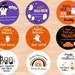 Halloween Stickers Candy Halloween Stickers Pumpkin Trick or Treat ...