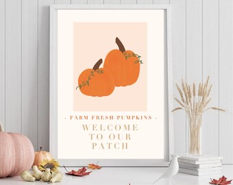 Welcome to Our Pumpkin Patch - Etsy UK