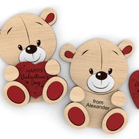 Valentines Svg Bundle, Valentine Bear Svg, Valentines Animals, Love ...