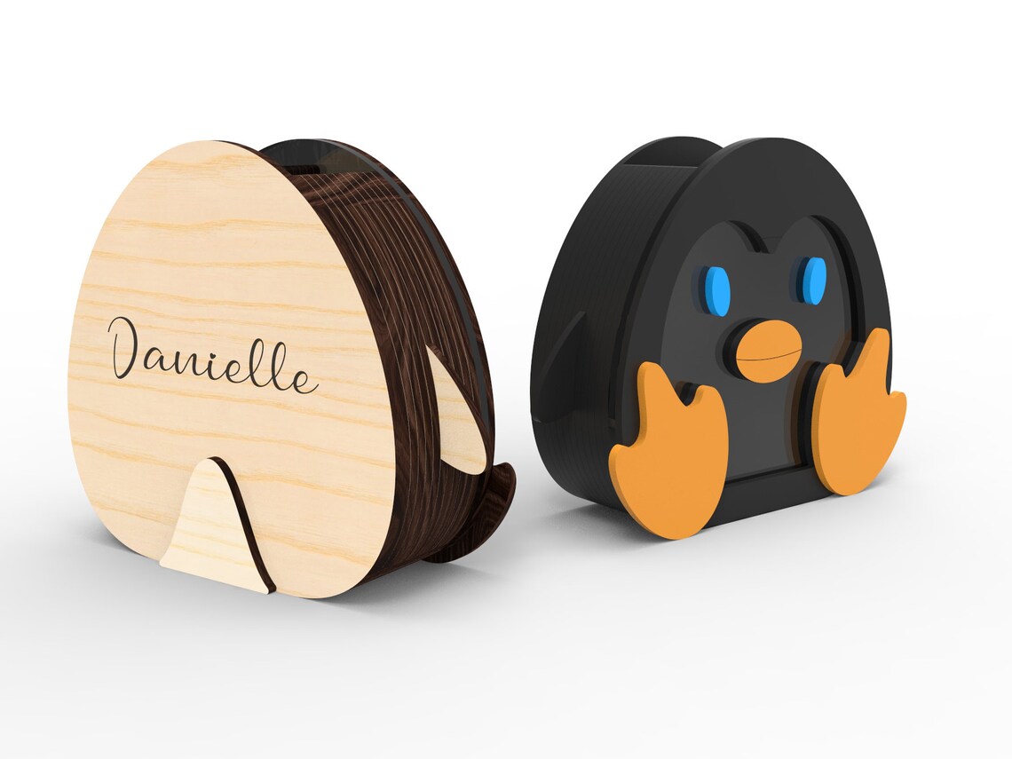 Personalized Penguin Money Box Baby Penguin Bank Laser - Etsy