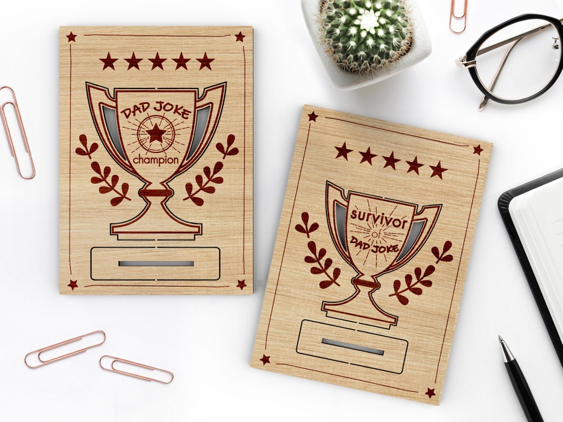 Funny Birthday Gift for Father Dad Joke Champion - Etsy