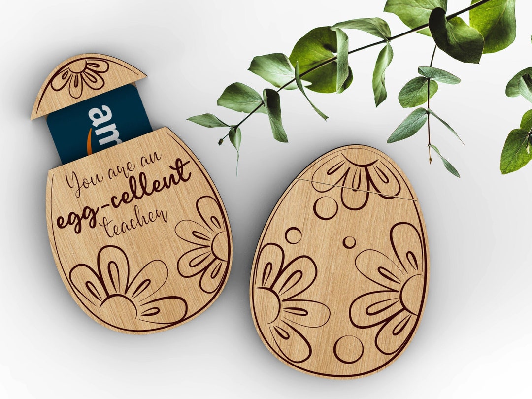 Easter Egg | Eggcellent Teacher | Personalized School Teacher Gift Card ...