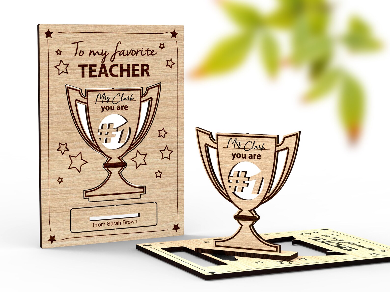 Teacher Appreciation Popup Cards Bundle Personalized - Etsy