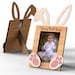 Personalized Easter Bunny Photo Frame Laser Cutting File, Vector File ...