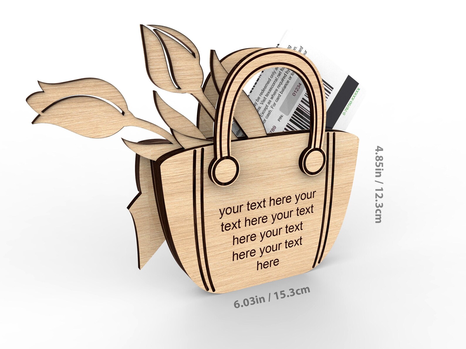 Thank You Gift Card Holder Personalized Appreciation Gift - Etsy