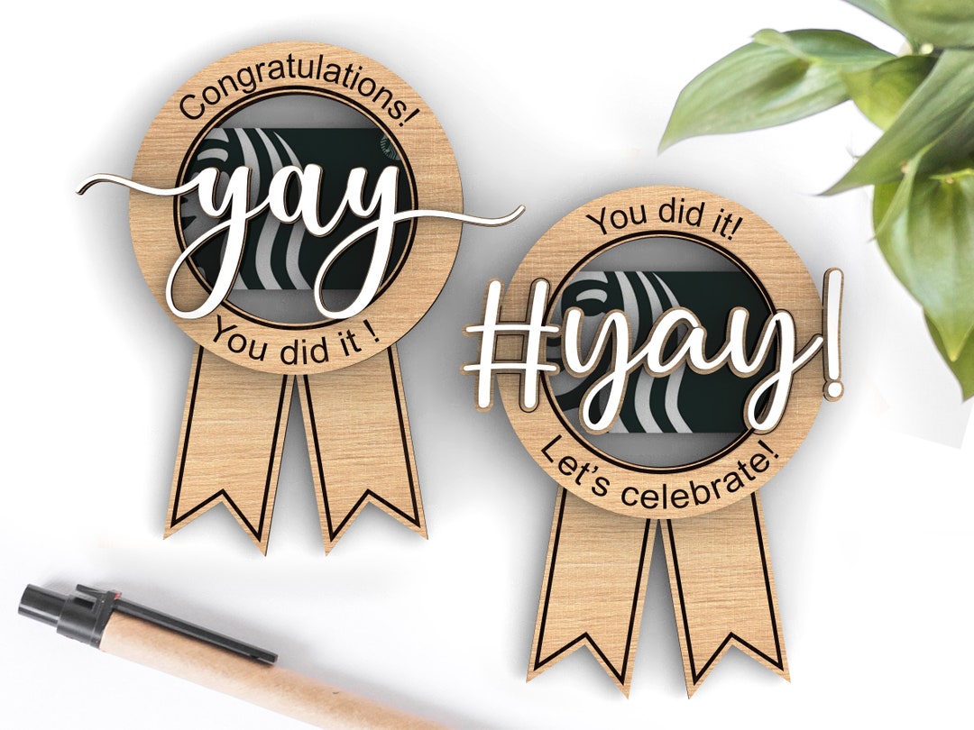 Yay ! Congratulations | You Did It! | Let's Celebrate| Gift Card Holder ...