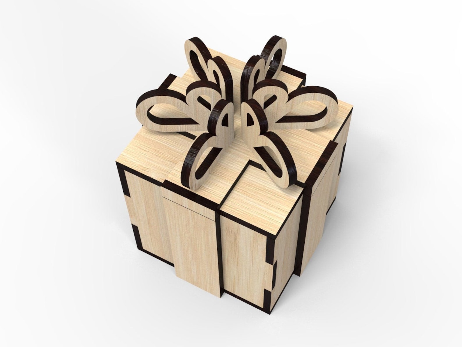Gift Box - Svg Laser-ready Cut Files - INSTANT DOWNLOAD - Etsy
