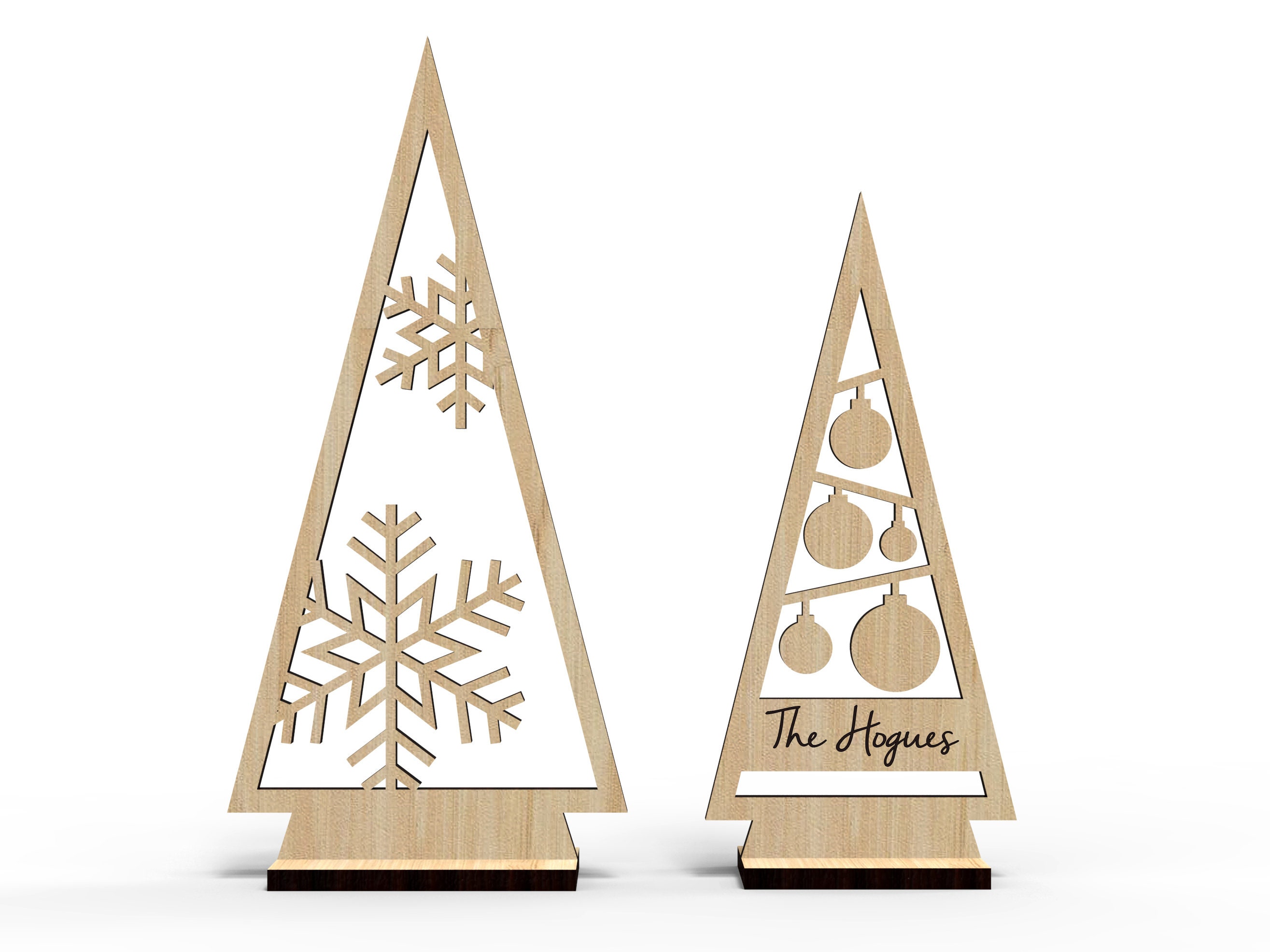 Christmas Tree Ornament Decor Svg Laser-ready Cut Files | Etsy