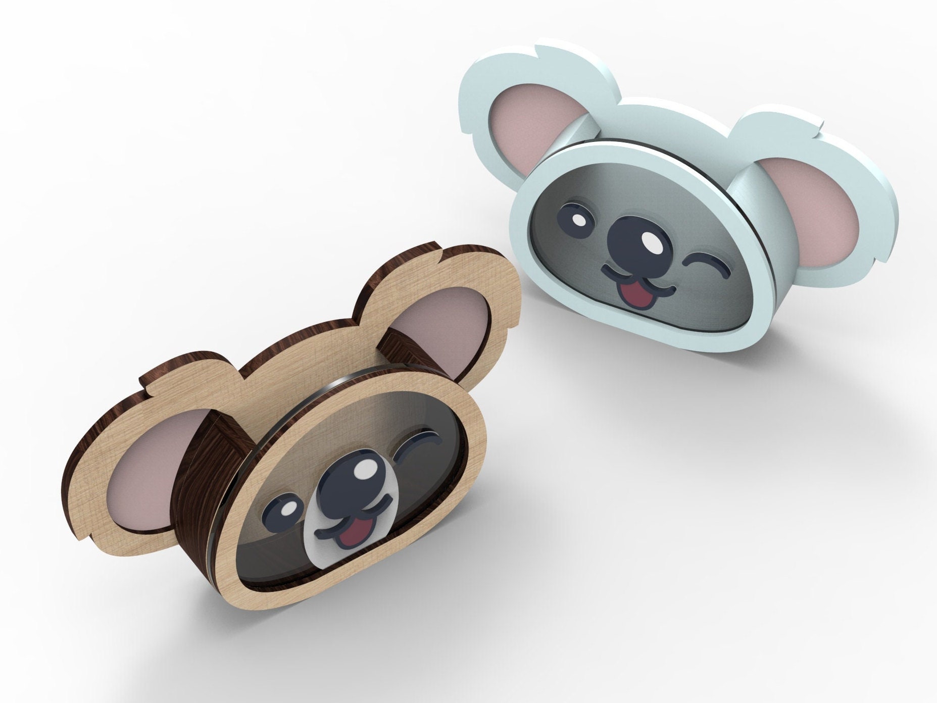 Adorable Little Koala Money Box | Piggy Bank | Laser Cutting File ...