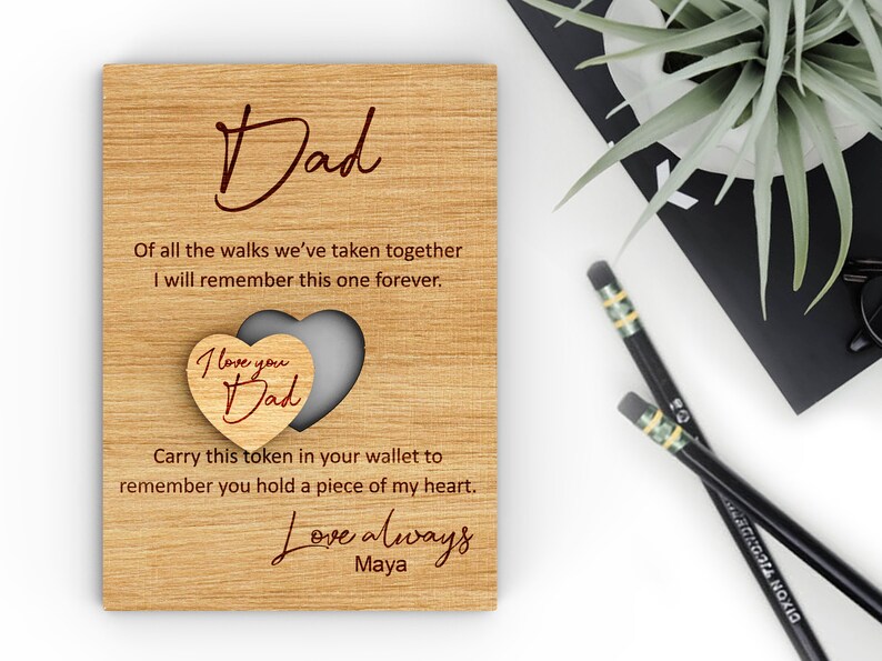Happy Fathers Day Personalized Fathers Day Little Pocket - Etsy