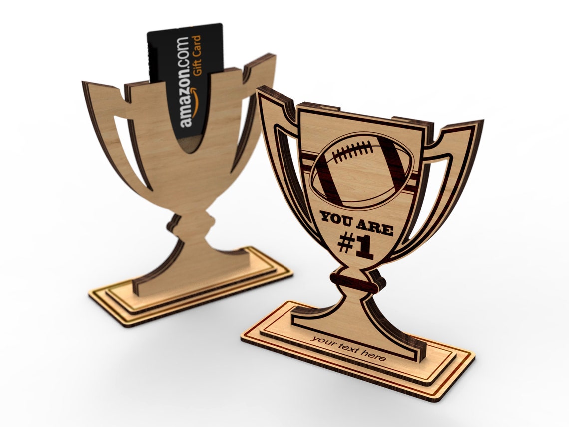 Football Coach Gift Idea Thanks Couch Football Trophy Gift - Etsy