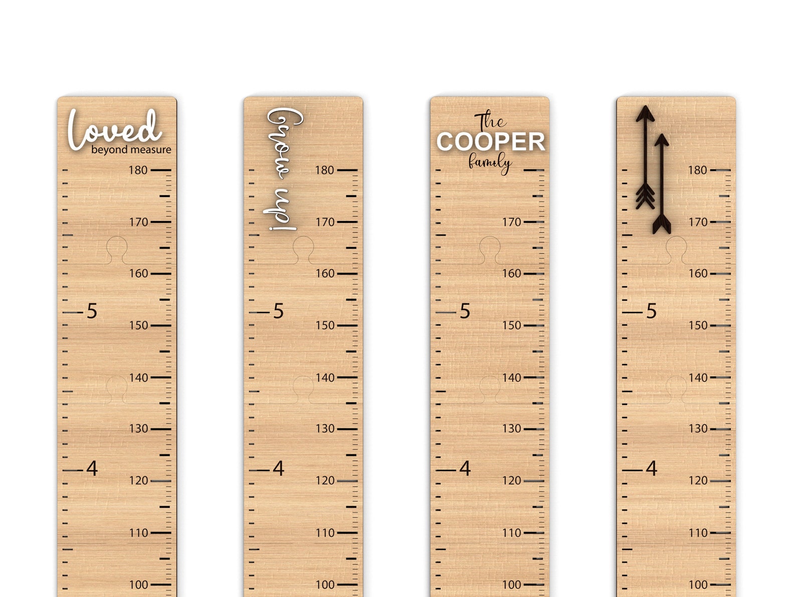 Growth Chart | Inches Metric | Baby Shower Gift | Height Chart for Kids ...