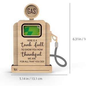 Personalized Gas Gift Card Holder: Laser Cut Files (SVG, DXF, PDF) - Etsy
