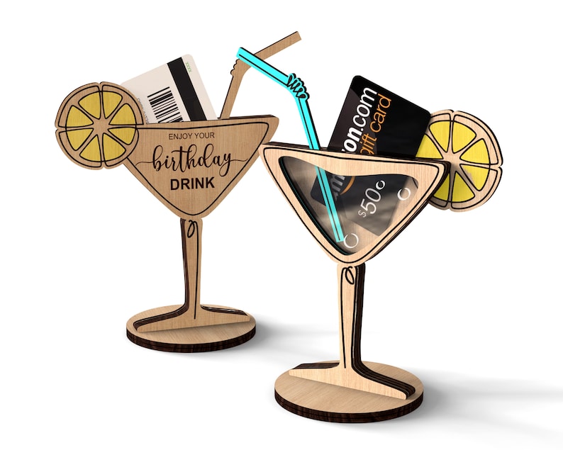 Happy Birthday | Gift Card Holders Bundle of 4 | Commercial License ...