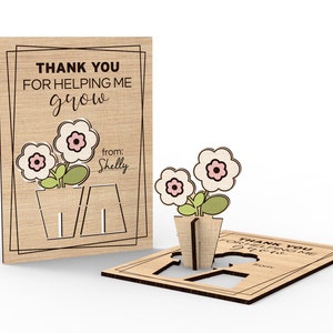 Teacher Appreciation Popup Cards Bundle | Personalized Teacher's Gift ...