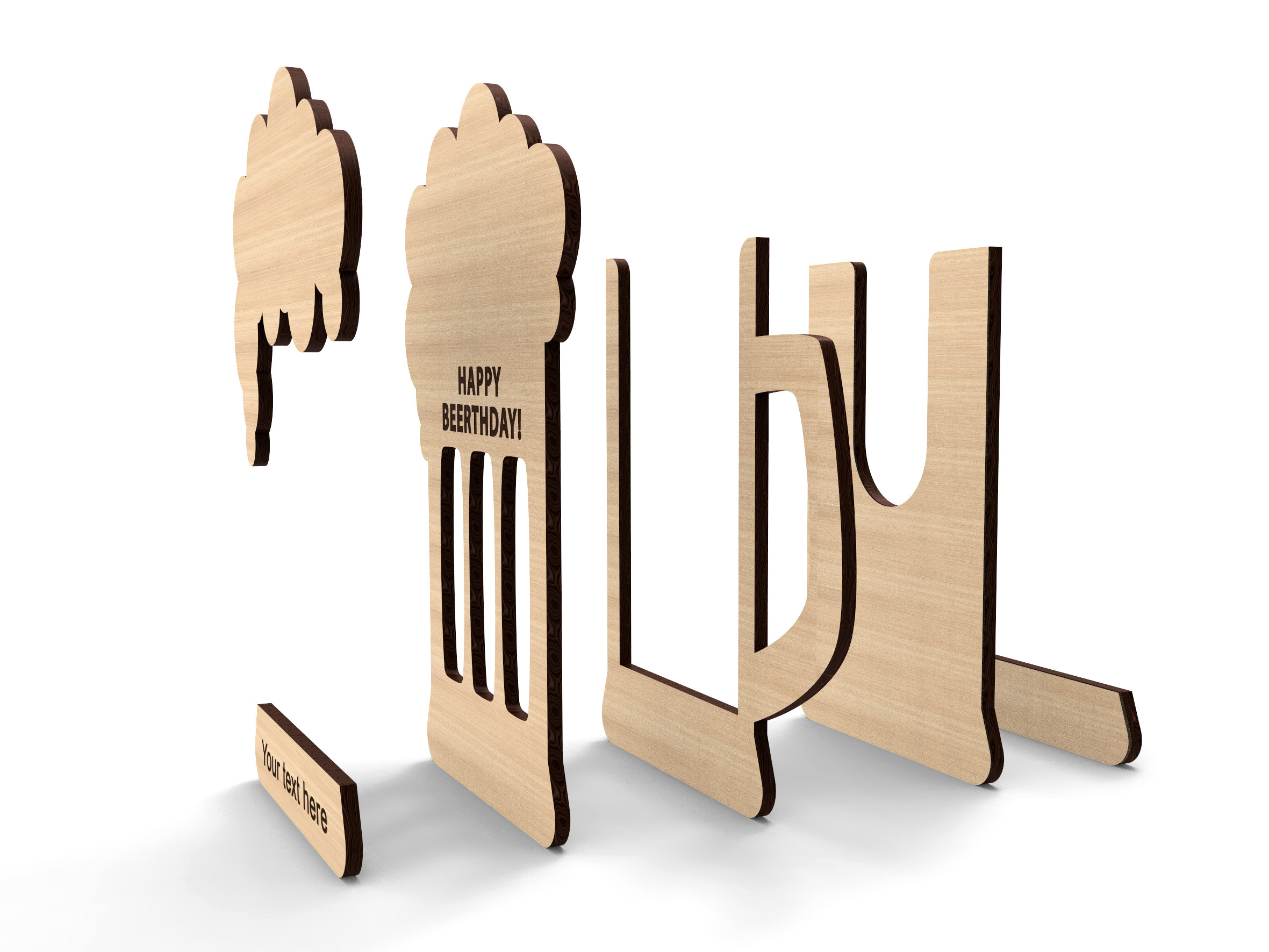 Personalized Birthday Gift Card Holder Happy Beerthday Beer - Etsy