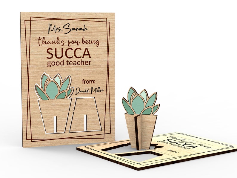 Teacher Appreciation Popup Cards Bundle | Personalized Teacher's Gift ...