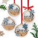 Friends & Family Christmas Ornaments Set | Tree Decor Bundle ...