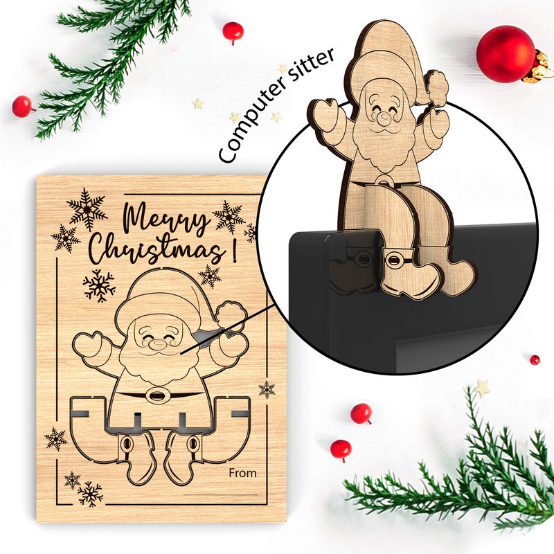 Christmas Computer Monitor Decor - Etsy