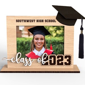 Custom Picture Frame | Personalized Graduation Gift | Graduate Photo 5 ...