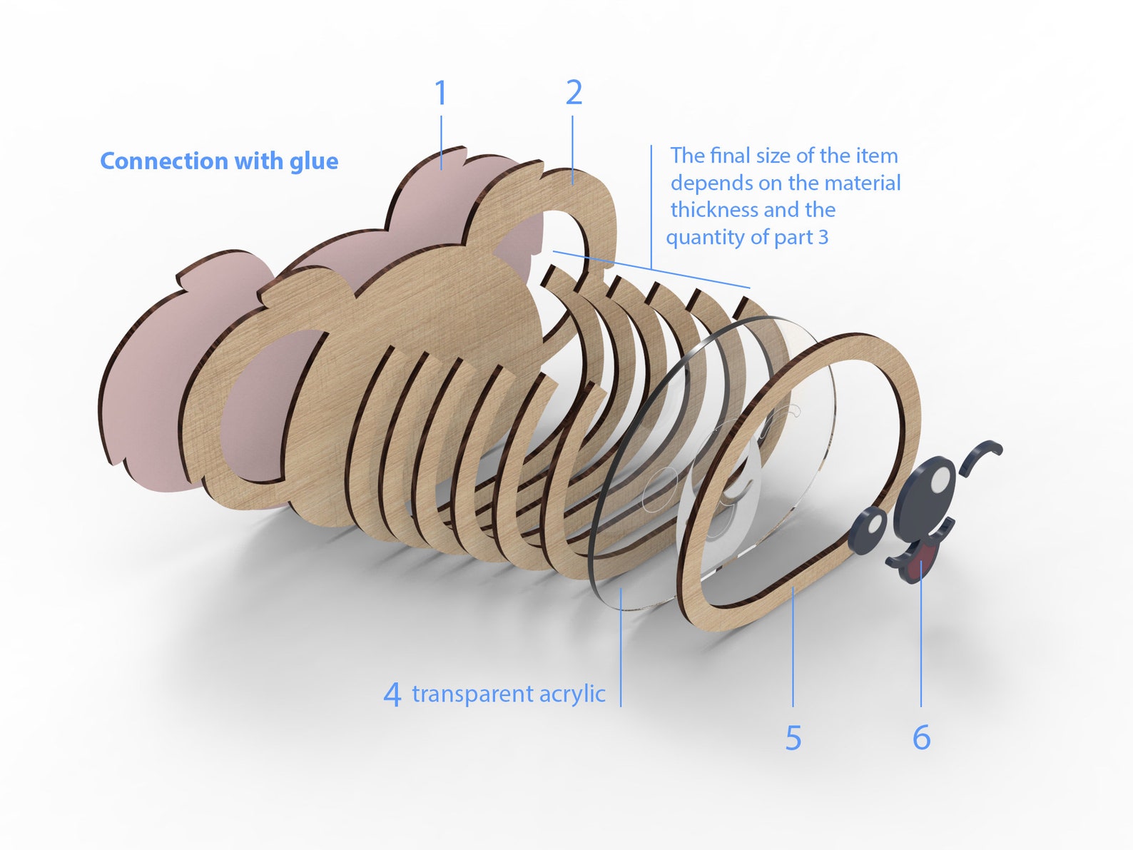 Adorable Little Koala Money Box | Piggy Bank | Laser Cutting File ...