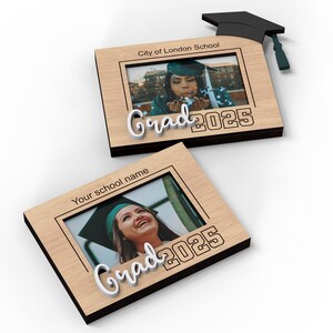 Personalized Graduation Frame Fridge Magnet: 2"x3" Photo (SVG Laser ...