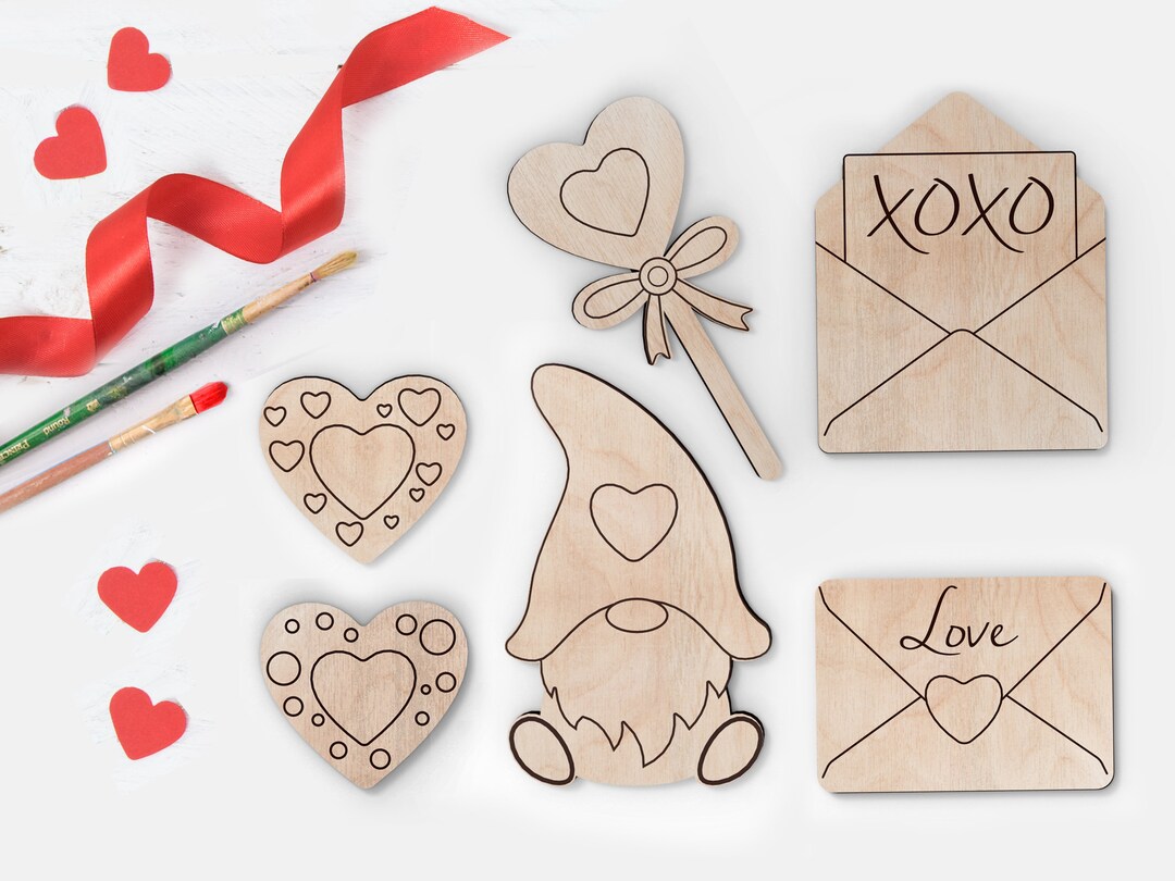 Valentine's Day Coloring Bundle for Kids - Svg Laser-ready Cut Files ...