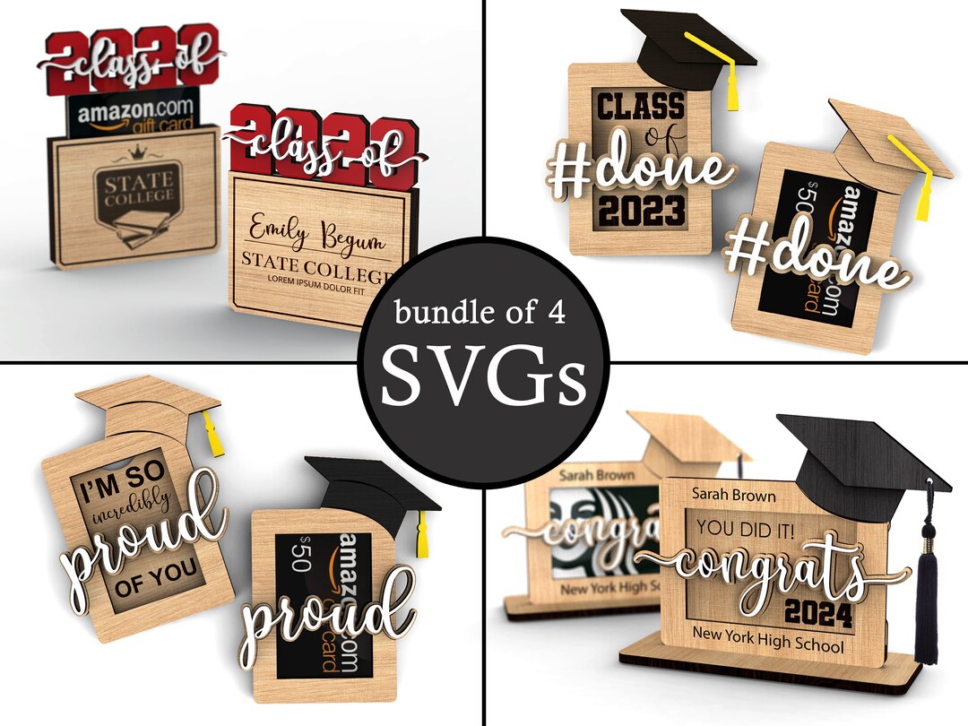 Graduation Gift Card Holders Bundle End of Year Gift - Etsy